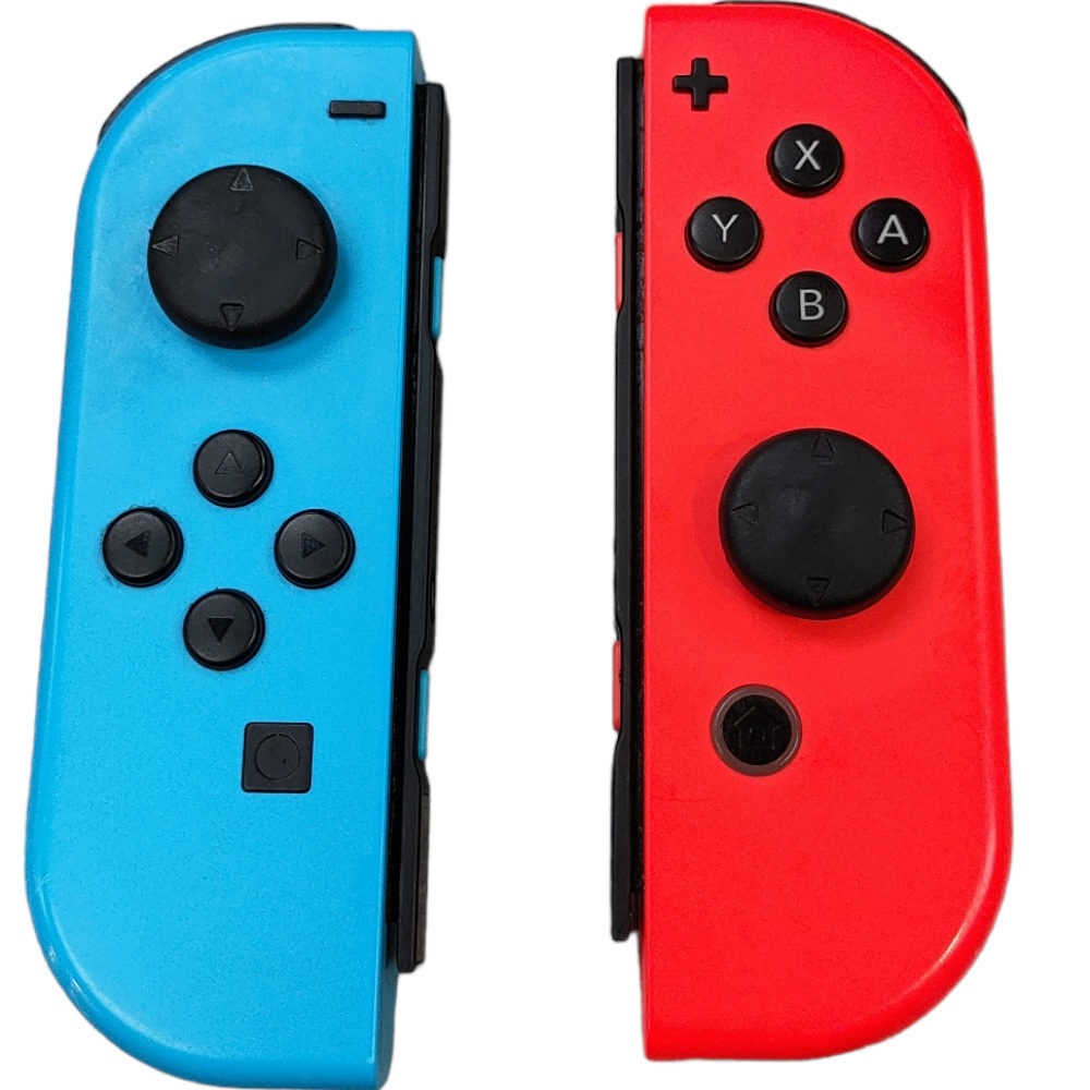 Pre-owned Official Nintendo Switch Joycons - Blue & Red - Own4Less